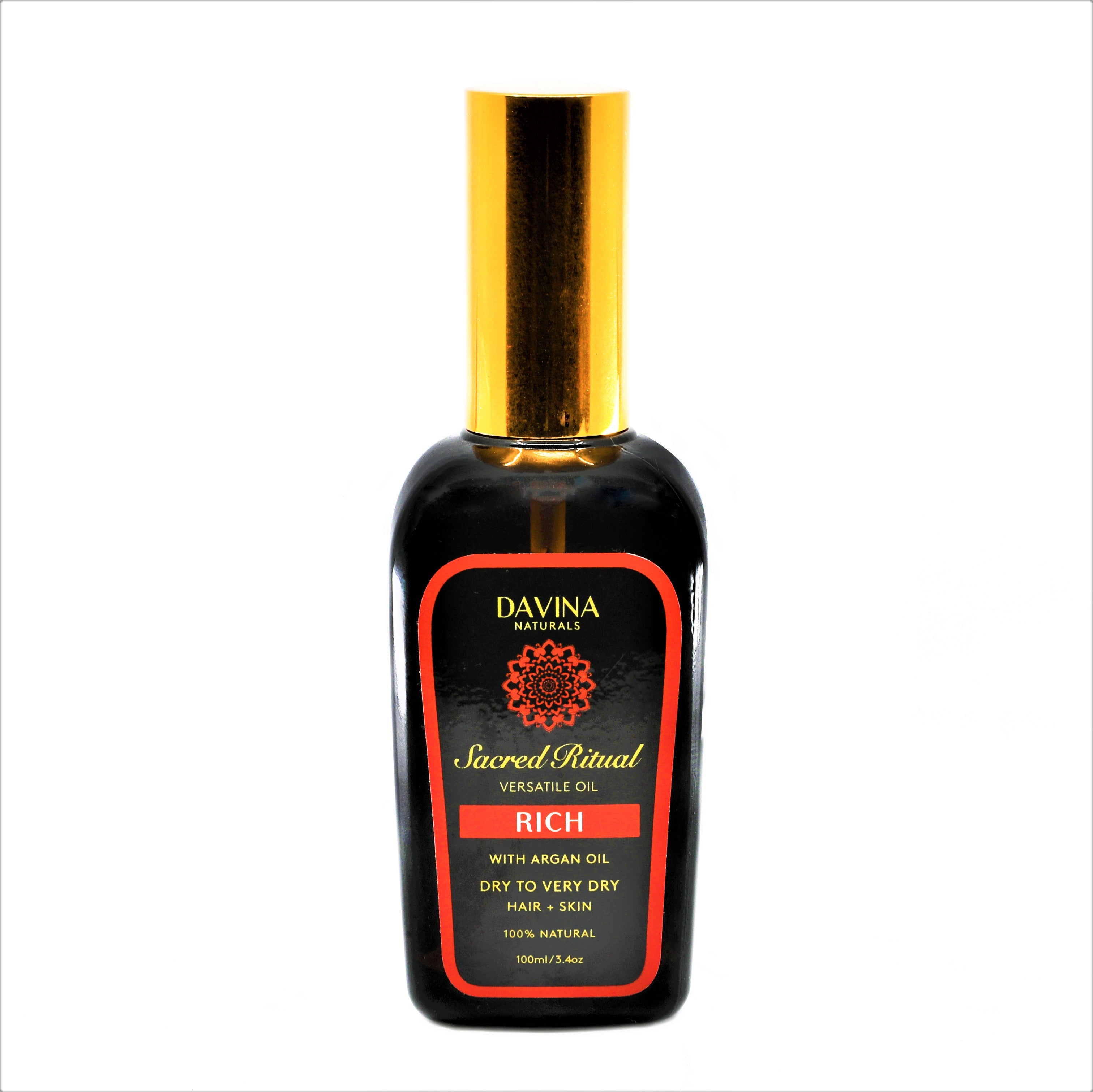 Passion with Argan Oil - Dry to Very Dry Hair + Skin – Davina Naturals